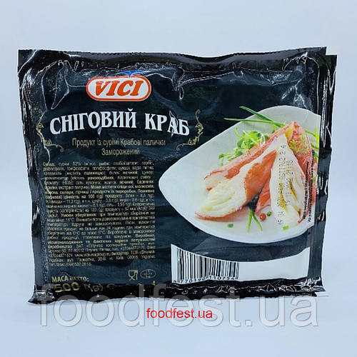 Купити Крабові палички Сніговий Краб Vici, 500 гр, ціна 193 ₴ - Prom.ua (ID# 1629692717)