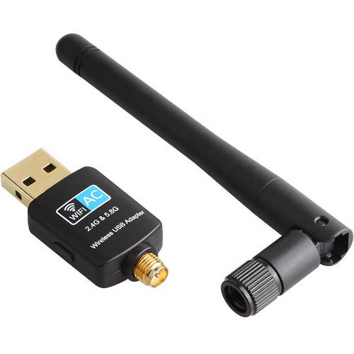 Двохдіапазонний Wi-Fi USB адаптер U&P 5B10 600M Black (SHT-5B10-BK) (ID#1629768172), цена: 399 ...