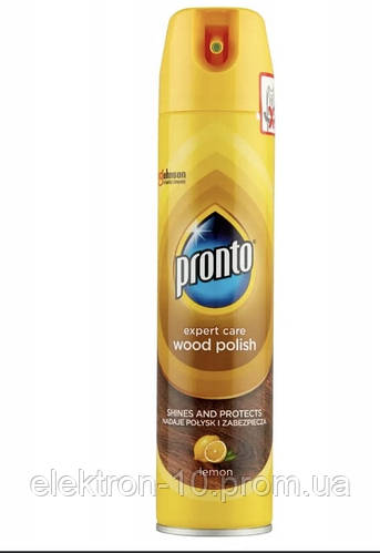 Купити PRONTO WOOD POLISH 250МЛ ДЛЯ МЕБЕЛІ Й ДЕРІВА, ціна 115 ₴ - Prom ...