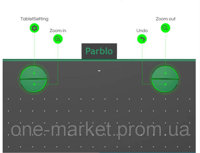 Графічний планшет Parblo A640, ціна 1695.75 грн — Prom.ua (ID#1630217766)