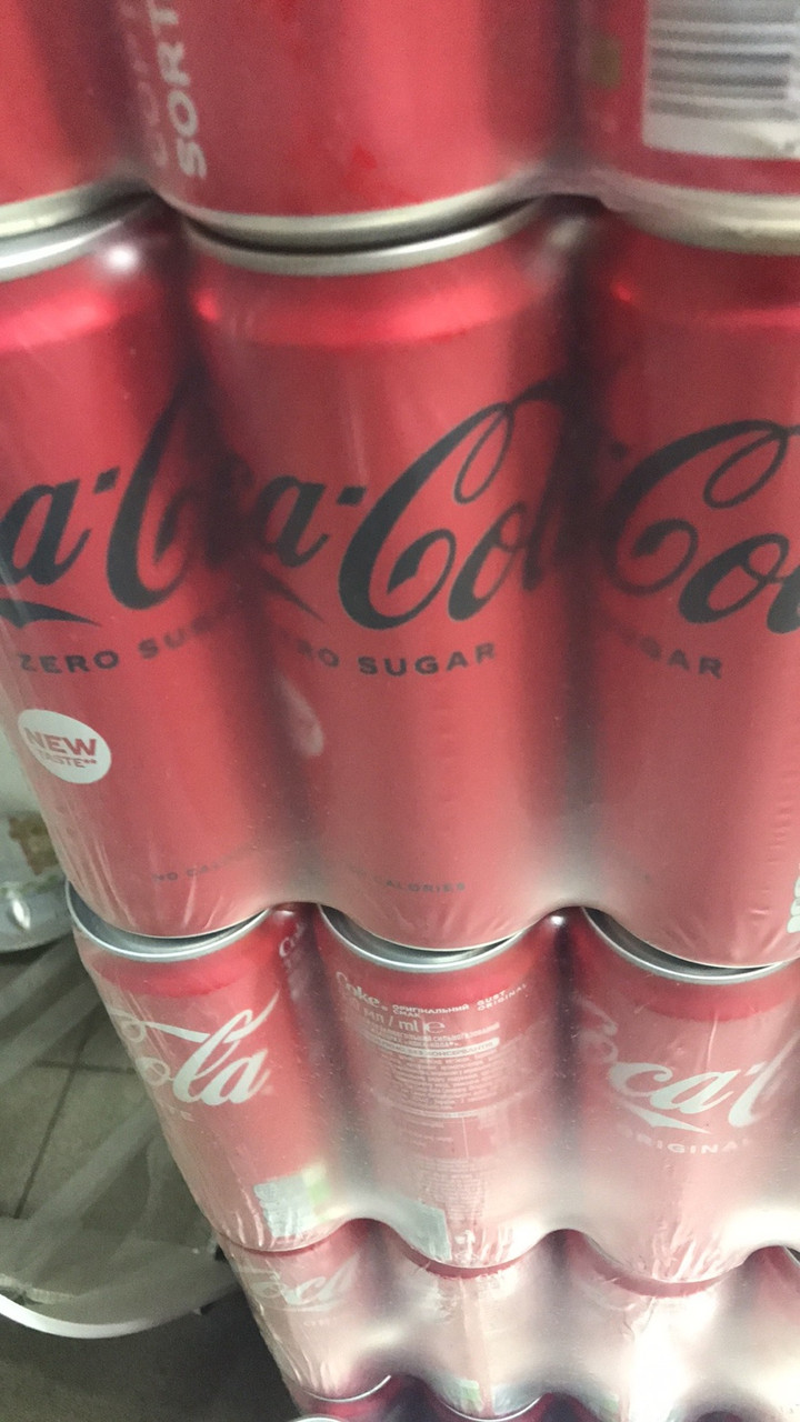 Купити Coca Cola Sugar Zero Напій Кока Кола Зеро Без Цукру з б 330 мл