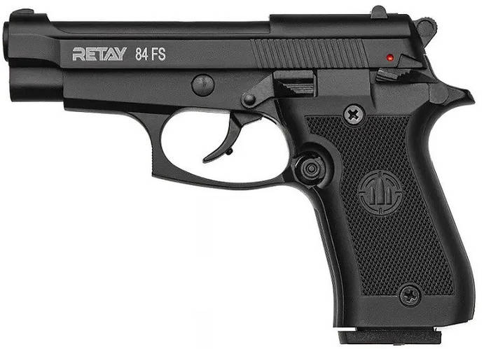 Пистолет стартовый шумовой Retay 84FS охолощеный 9 мм Черный, ціна 3490 ...