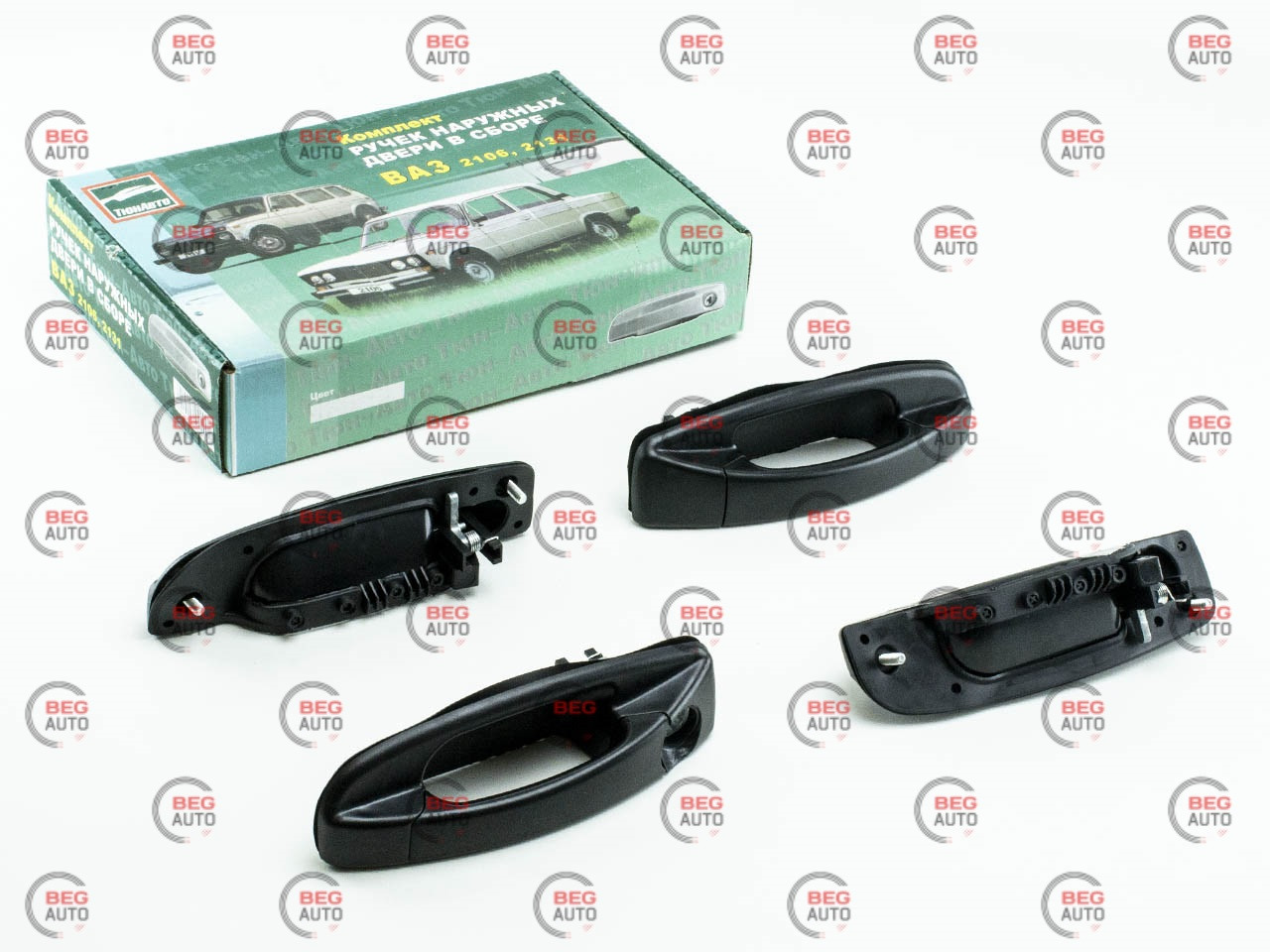 Ручка наружная 2101-2106 евро в упак. (к-т 4 шт) (ID#1631030091), цена: 426 ₴, купить на Prom.ua