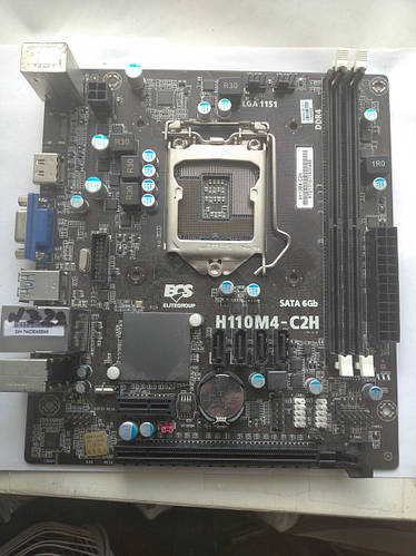 Материнская плата ECS H110M4-C2H s1151 №328 неисправная (ID#1631170753 ...
