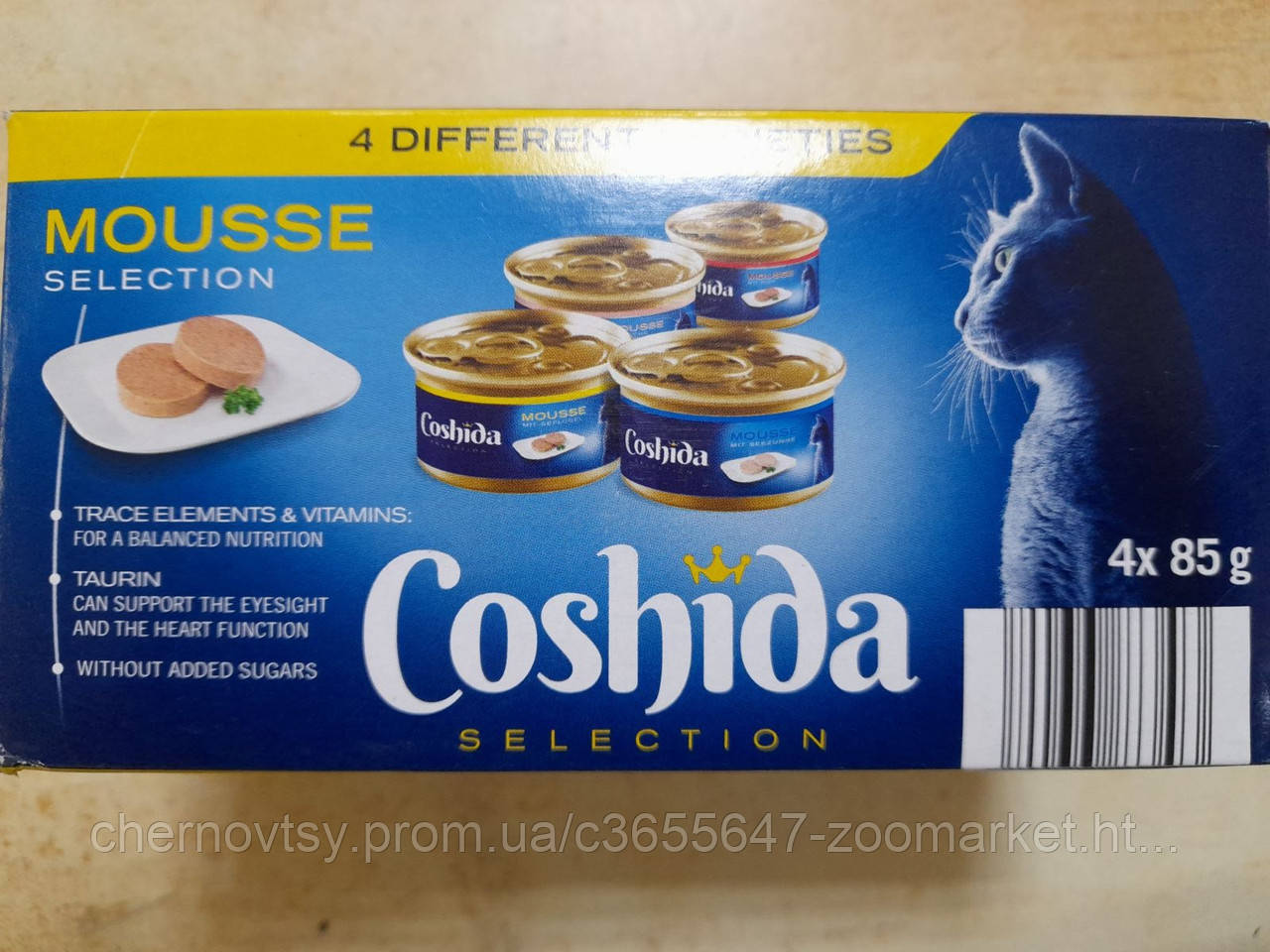 Купити Coshida Mousse Selection, преміум мусси для котів, ассорті ...