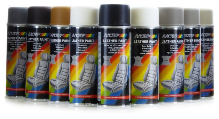 Краска для кожи черная Motip Leather Paint аэрозоль 200мл 04230BS ...