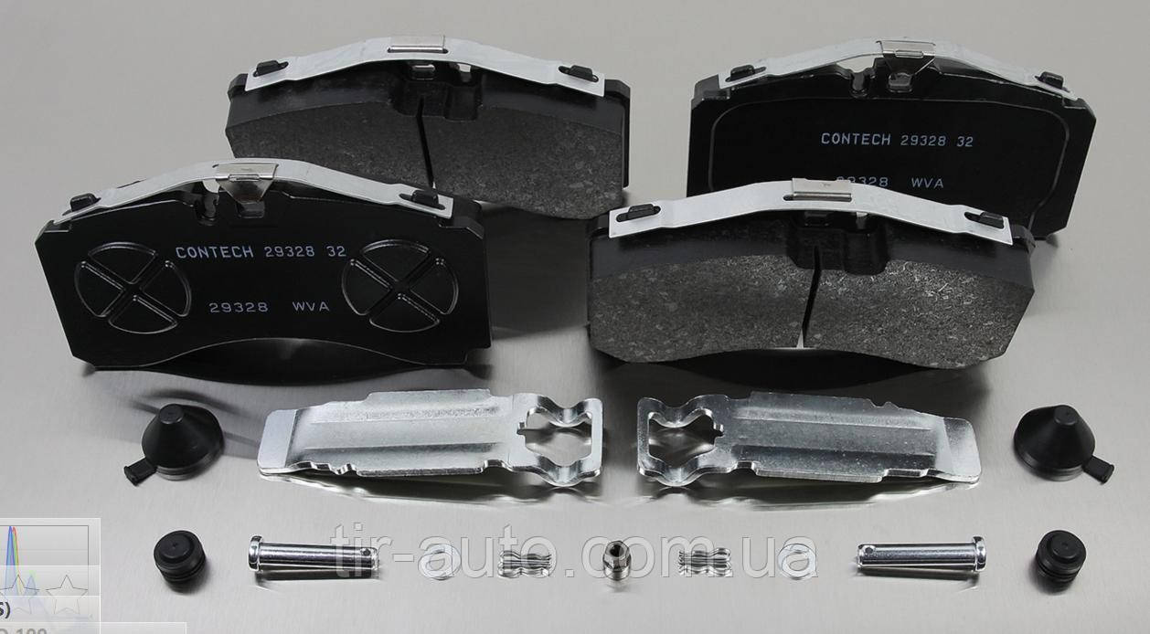 Комплект колодок напівпричепа Шмітц із осями Саф WVA 29318/29319 ...