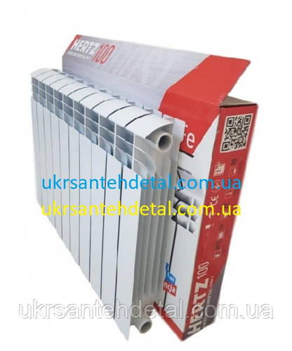 Купить Биметаллический радиатор Hertz 500/100 (Польша), цена 3700 ₴ — Prom.ua (ID#1219012096)