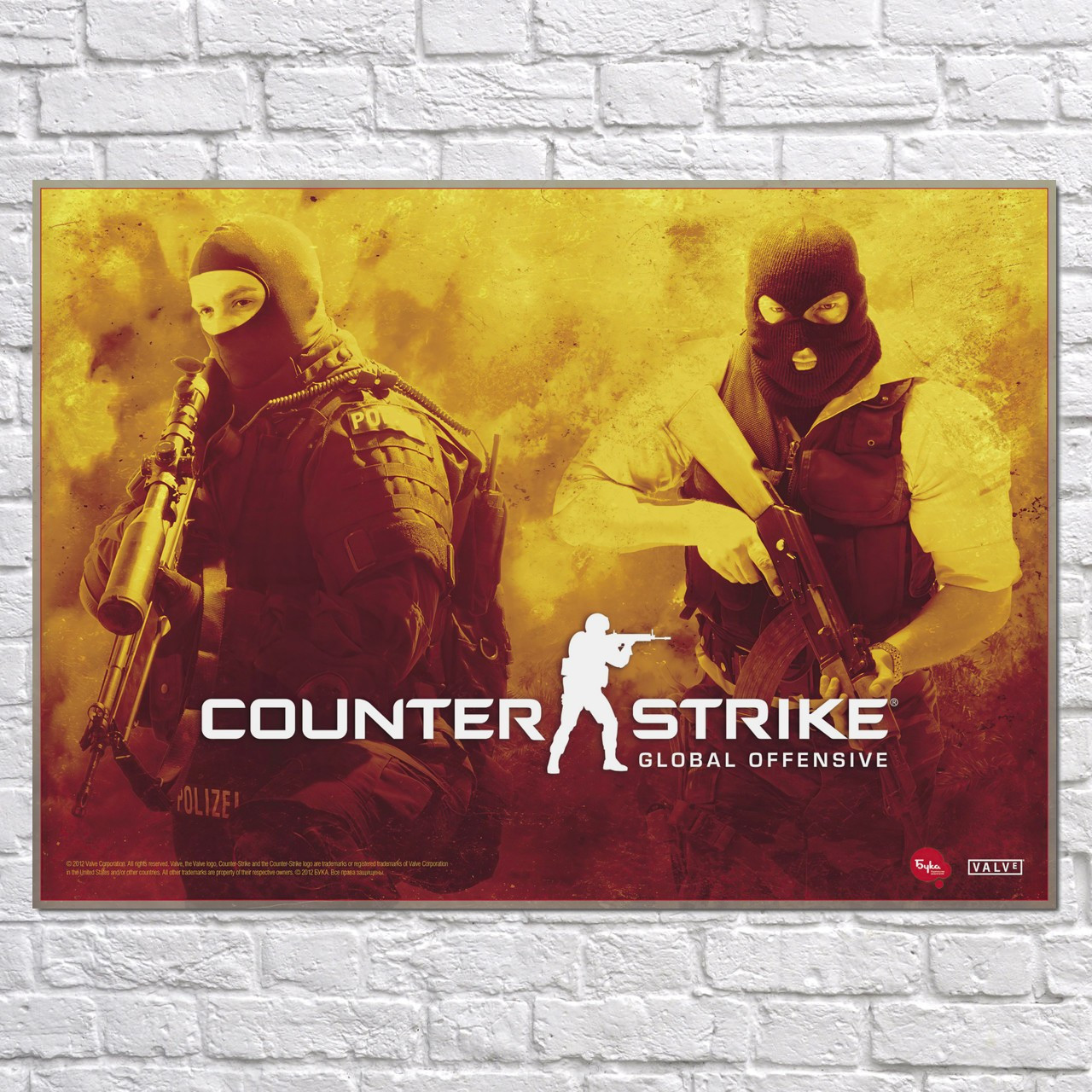 Плакат "Контрстрайк, Counter-Strike, CS" (артикул 2861): продаж, ціна у ...