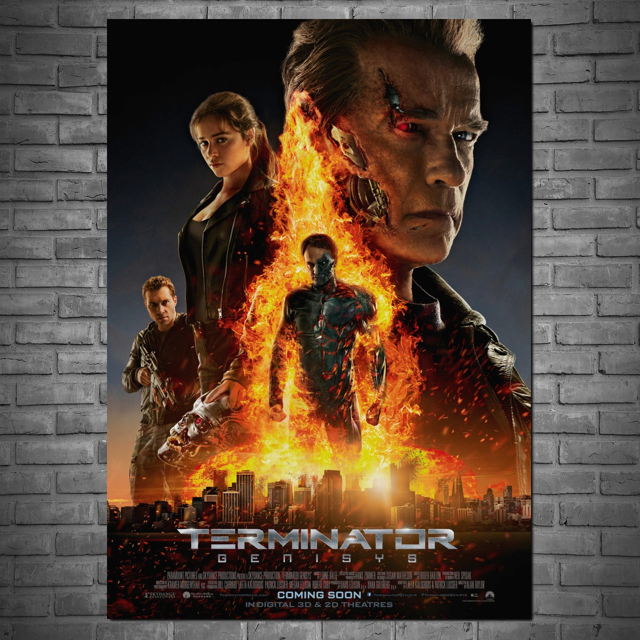 Купить Плакат "Терминатор: Генезис, Terminator: Genesys (2015)", 60× ...