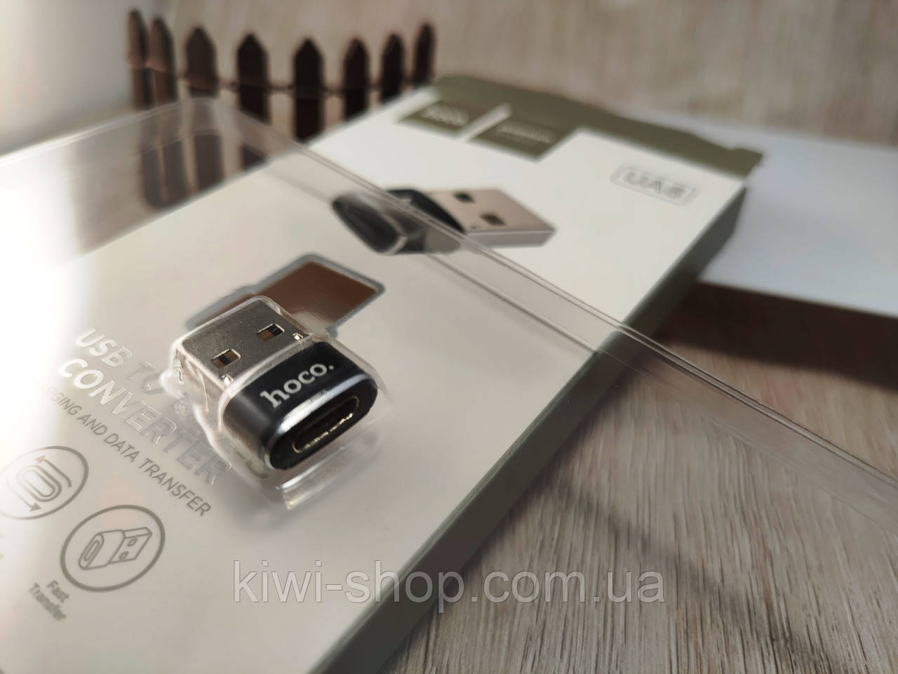 Переходник адаптер Hoco UA6 USB to Type-C, адаптер "Hoco UA6" - USB 3.0 ...