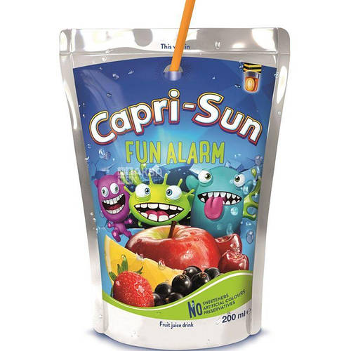 Сок Capri-Sun Fun Alarm мультифруктовый 200мл, (40шт/ящ), цена 21 грн ...