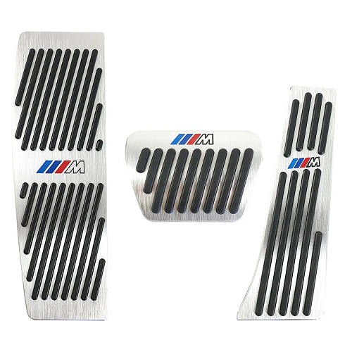 Накладки на педалі АКПП BMW E34 E39 E46 E53 E84 E87 E90 E92 в М-стилі Grey (ID#1632267099), цена ...