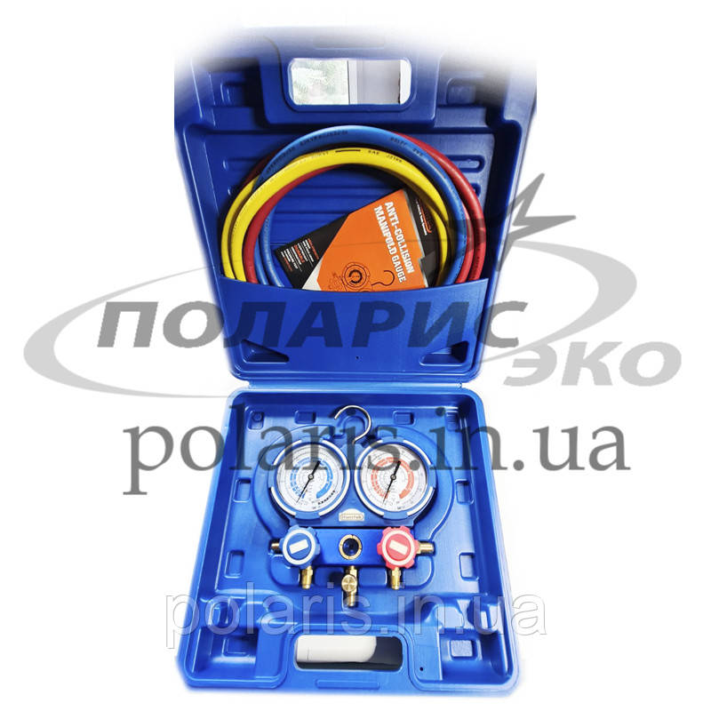 Манометричний колектор Hamtek R410A, R32, R22, R404A, R407C. 80мм ...