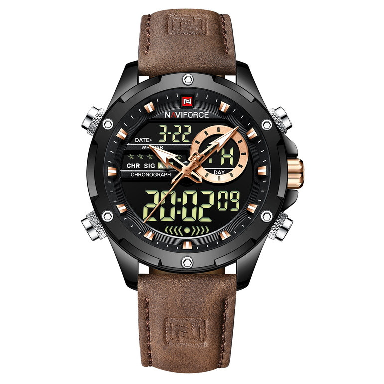Мужские Армейские Тактические Часы Naviforce Pride с Будильником и ...