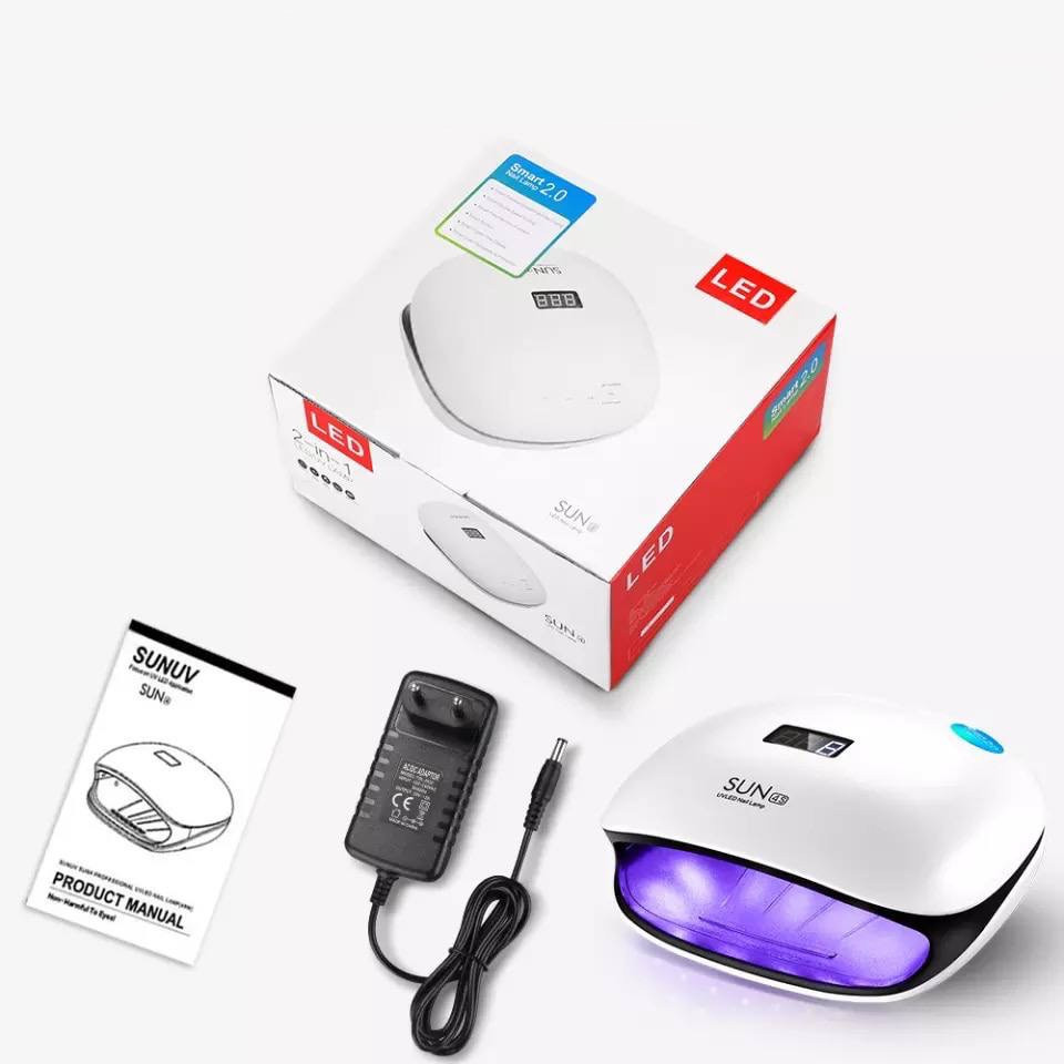 Профессиональная UV/LED Лампа SUN 4S для Сушки Гель-лака с Таймером и ...