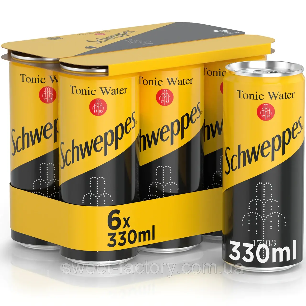 Купить Швепс Упаковка Schweppes Indian Tonic Water 6x330ml, цена 344 ...