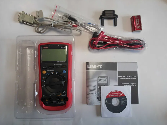 Original UNI-T UT61C Цифровой мультиметр универсальный автомат (снят с ...