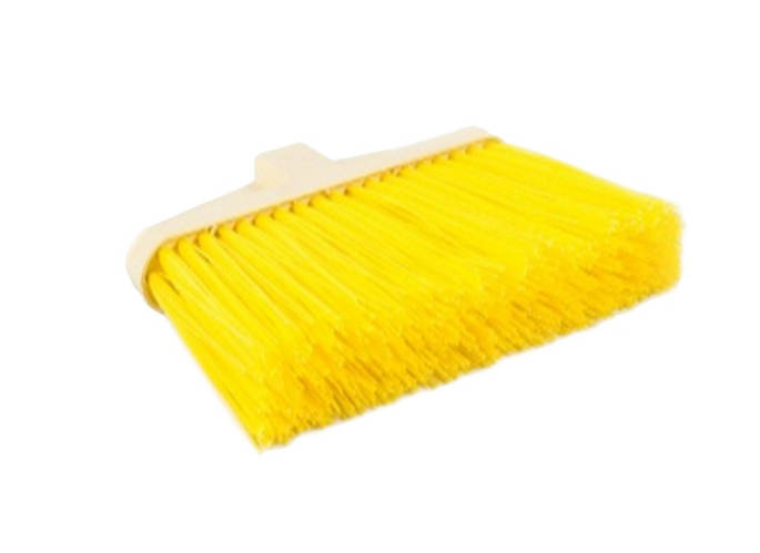 Метла уличная ГОСПОДАР YELLOW плоская без ручки 240х40х135 мм ...