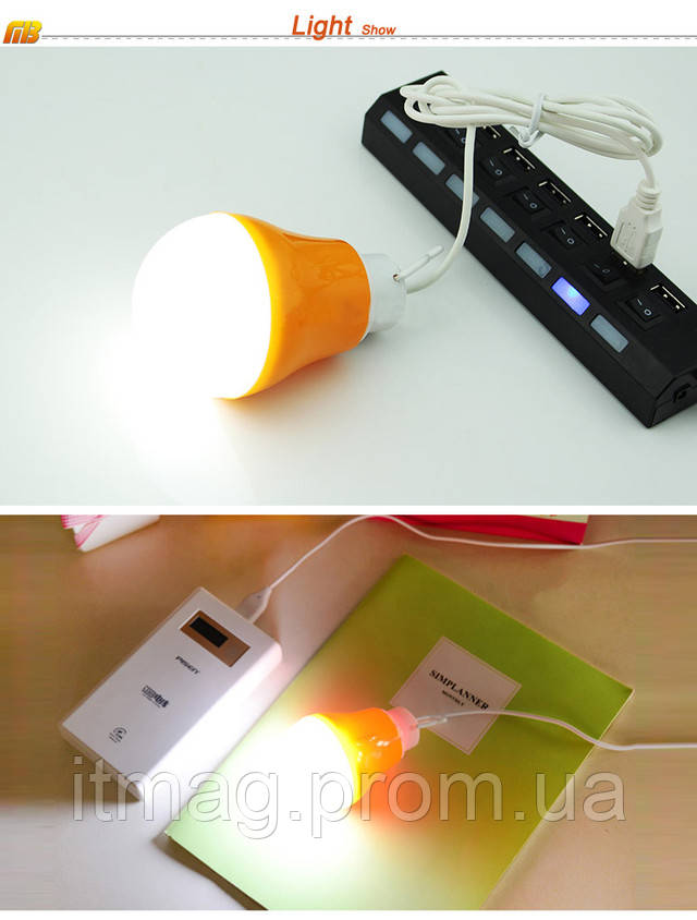 Кемпінгова лампа Usb із вбудованим кабелем Підвісна портативна лампа з дротом ЮСБ Автономне