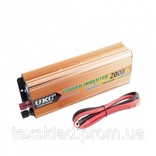 Преобразователь напряжения инвертор UKC SSK-2000W 2000W DC/AC 12V-220V, цена 4500 грн — Prom.ua ...