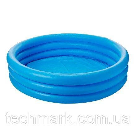 Купить Детский надувной бассейн Intex «Синий кристалл» круглый размером ...