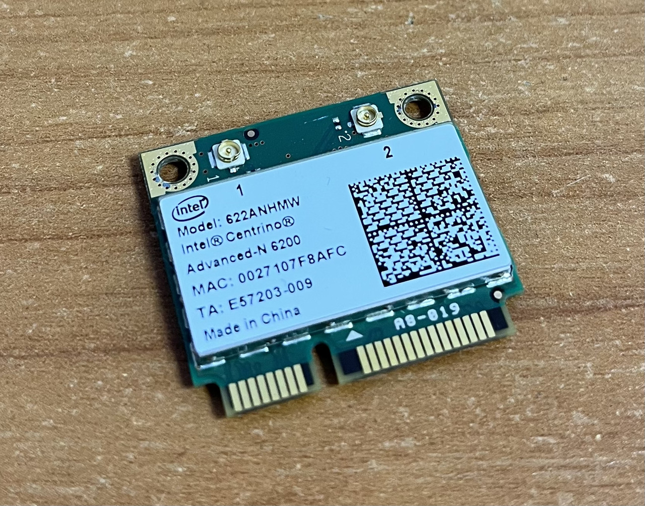 Б/У Wi Fi Модуль Intel Centrino Advanced-N6200, 622ANHMW, Fujitsu E780 ...