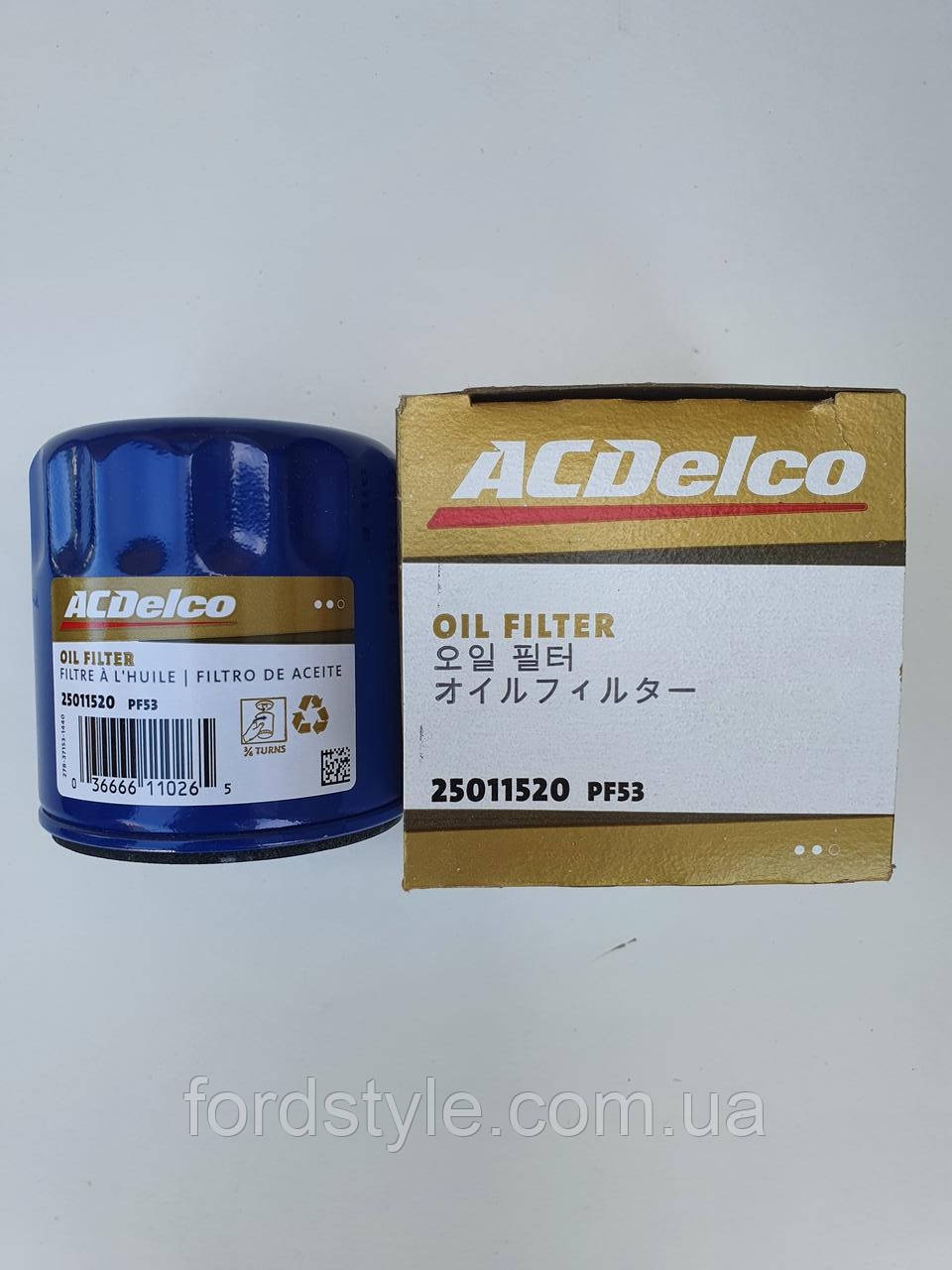 Фільтр масляний Ford Fusion 1.5, 1.6, 2.0, 2.5; ACDelco PF53: продаж ...