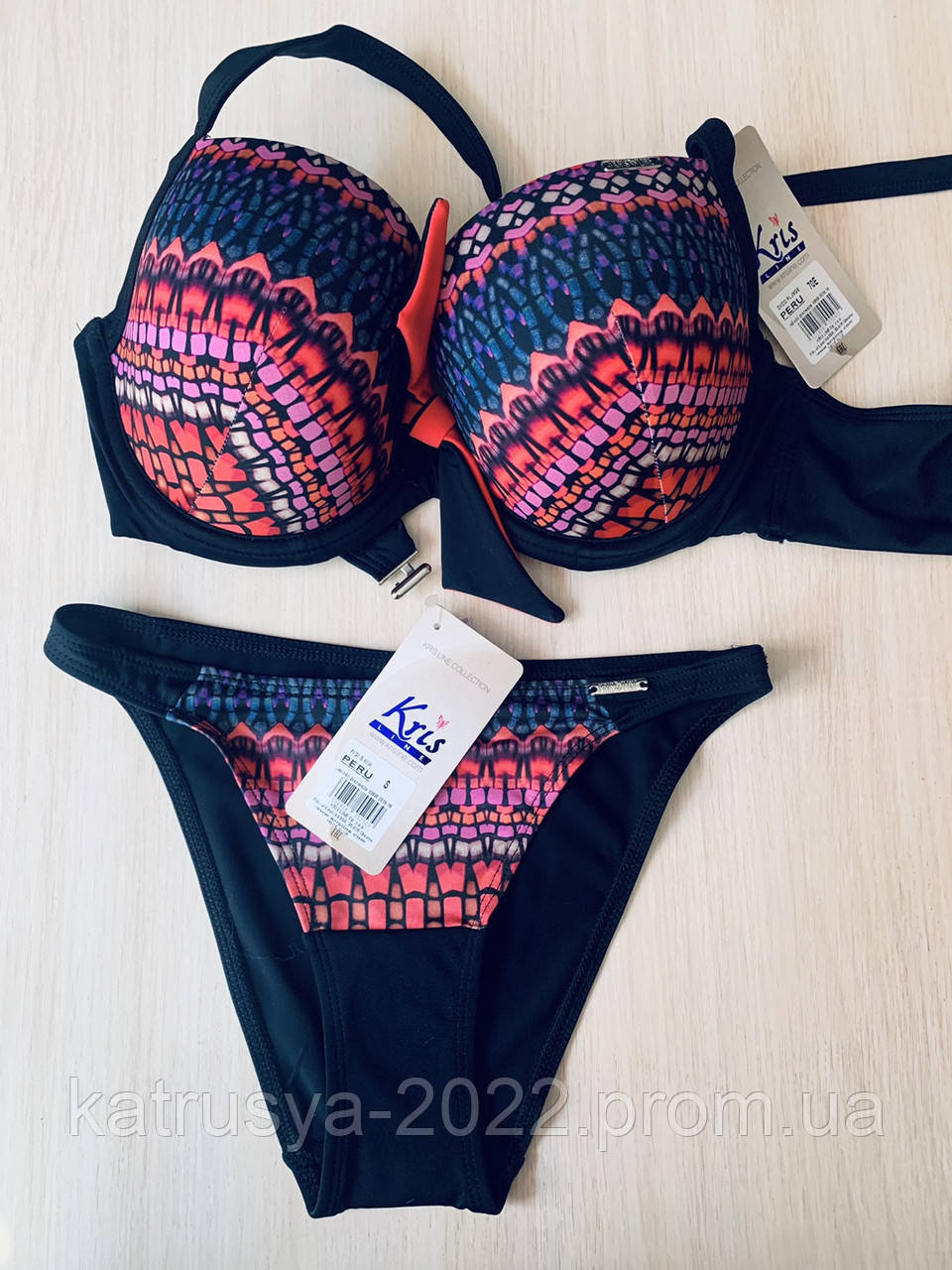 Купальник Kris Line PERU deco plunge 70Е поролон + бикини (ID ...