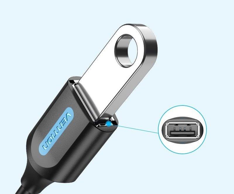Купити Кабель Otg перехідник Vention Usb C M Usb F Otg 0 15 м ПВХ