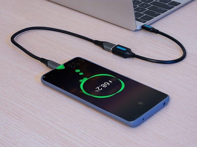 Купити Кабель Otg перехідник Vention Usb C M Usb F Otg 0 15 м ПВХ
