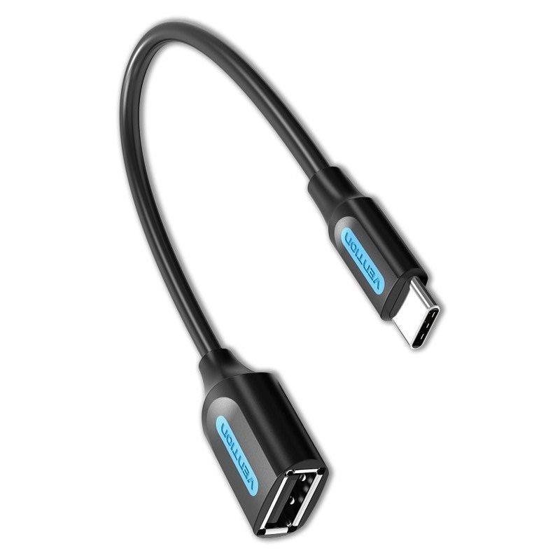 Купити Кабель Otg перехідник Vention Usb C M Usb F Otg 0 15 м ПВХ