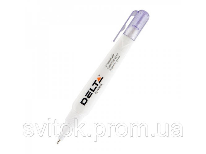 Купити Коректор-ручка 3 мл Delta by Axent D7014, ціна 13.52 ₴ - Prom.ua (ID# 1634121573)