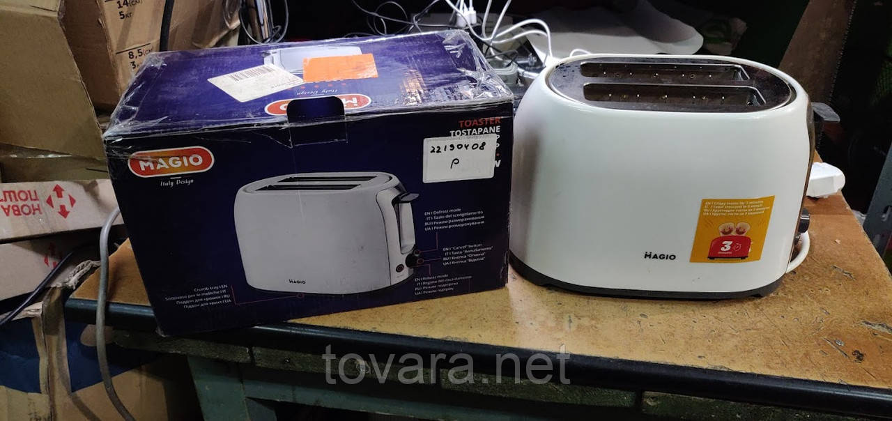 Тостер Magio MG-272W № 22190408: продажа, цена в Киеве. Тостеры от "Интернет магазин «Tovara.net ...