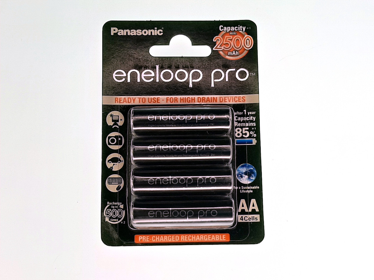 Аккумулятор Panasonic Eneloop Pro R6 Aa 2500mah Ni Mh 4bl — Купить