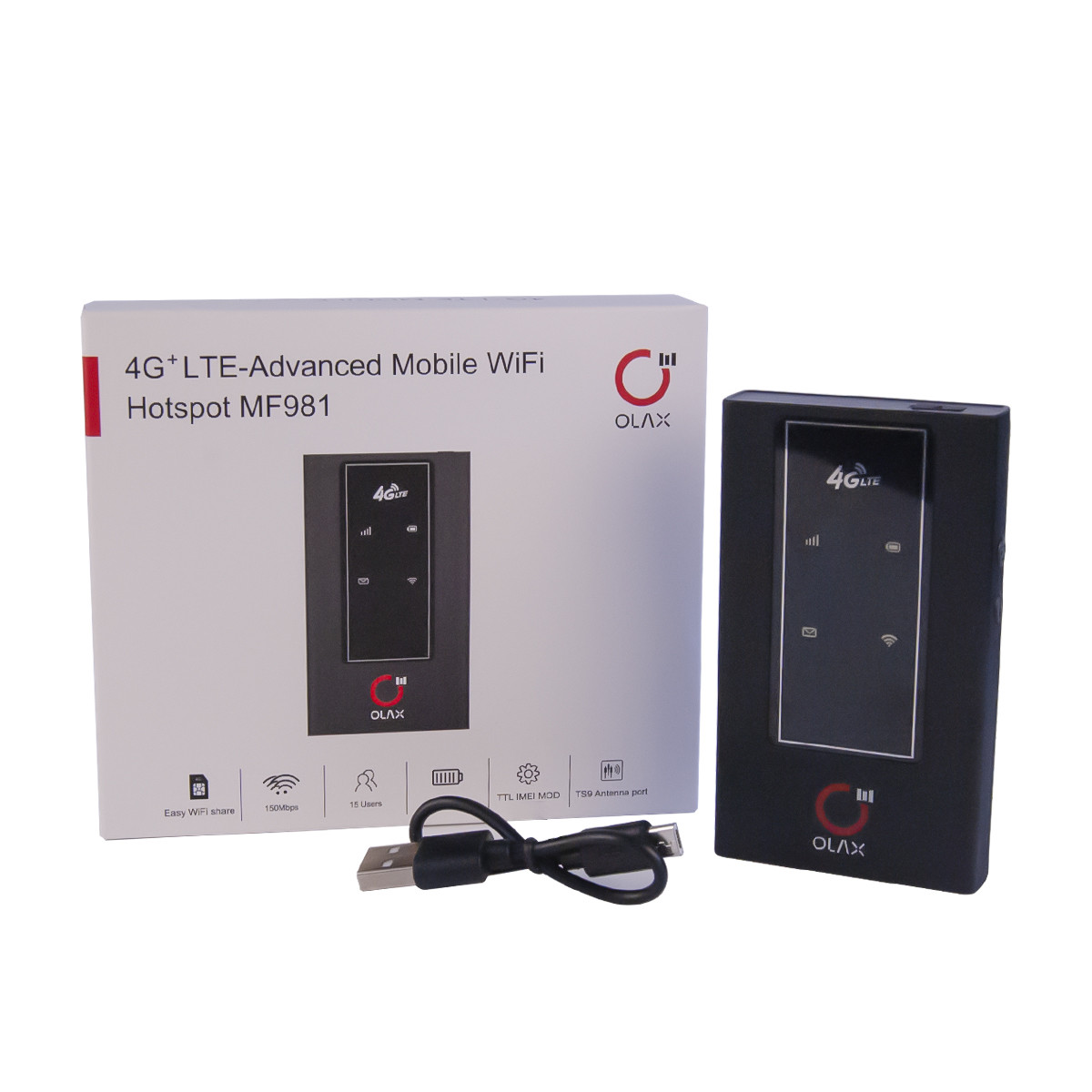 Купити 4G LTE Wi-Fi роутер Olax MF981 (Київстар, Vodafone, Lifecell), ціна 1699 ₴ - Prom.ua (ID ...