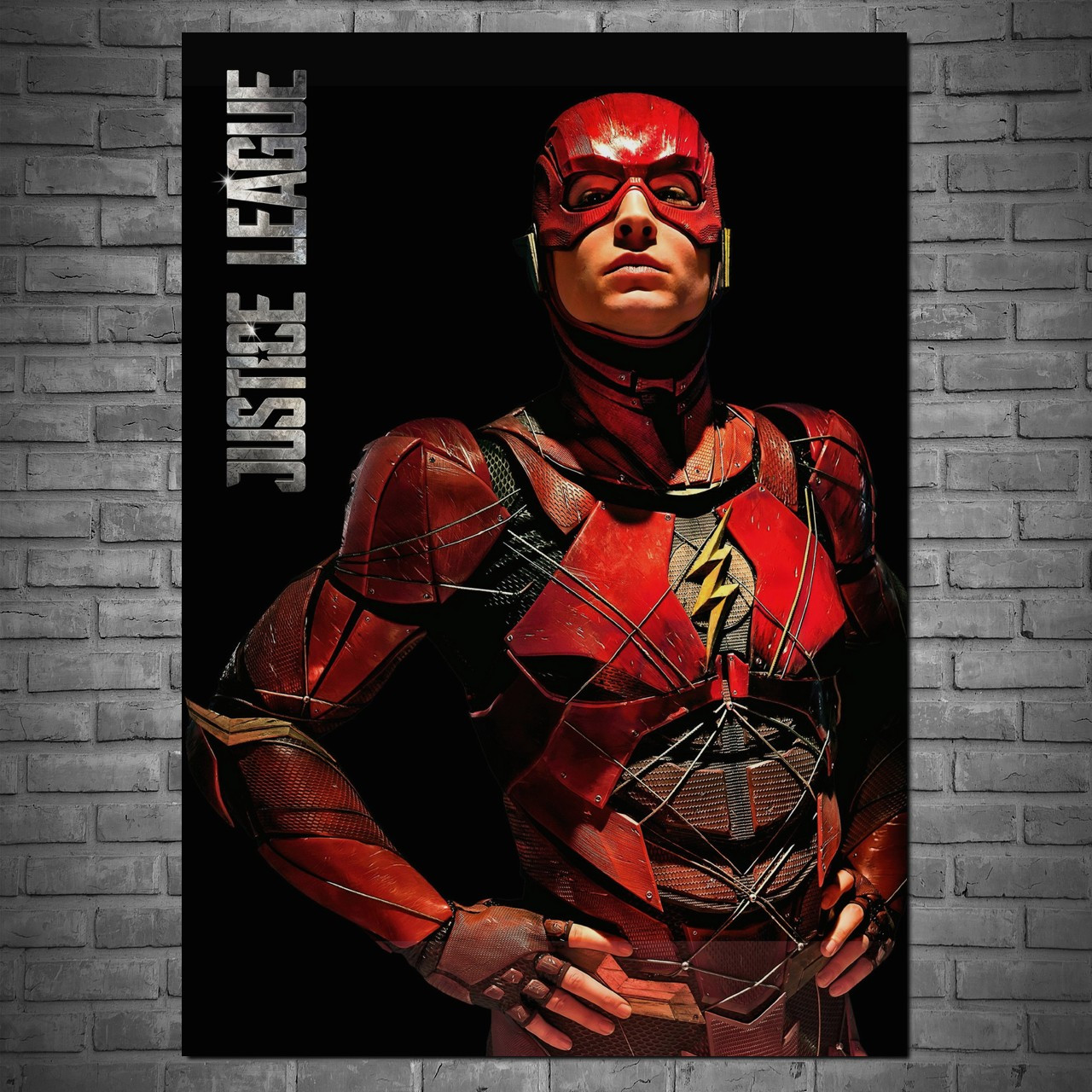 Плакат "Флеш, Ліга Справедливості, Езра Міллер, Flash", 60×43см: продаж ...