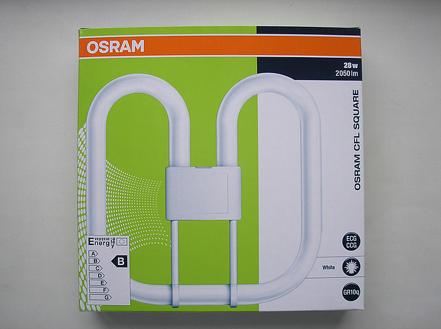 Лампа Osram CFL SQUARE 28W/835/4P GR10q (Китай): продажа, цена в Киеве. лампочки от "ООО ...