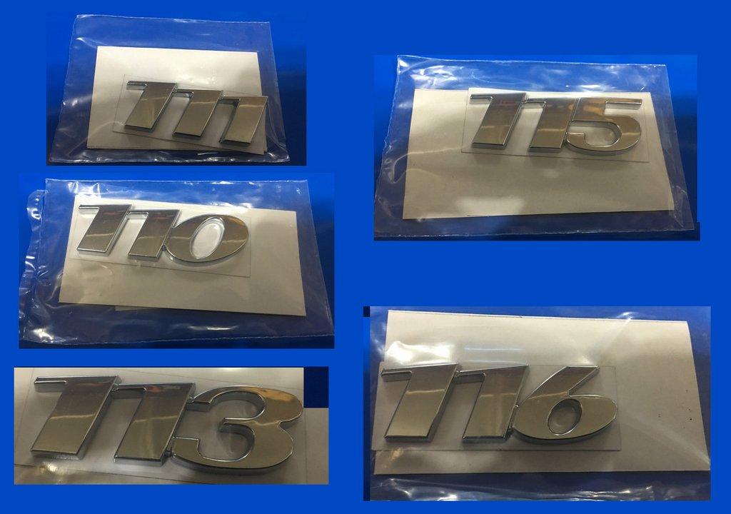 Mercedes Vito W639 2004-2015 Рр. Напис 110, 111, 113, 115, 116 (в Асортименті) 115, Під ...