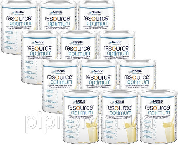 Nestle Resource Optimum Энтеральное питание 400 г (от 7 лет) цена ...