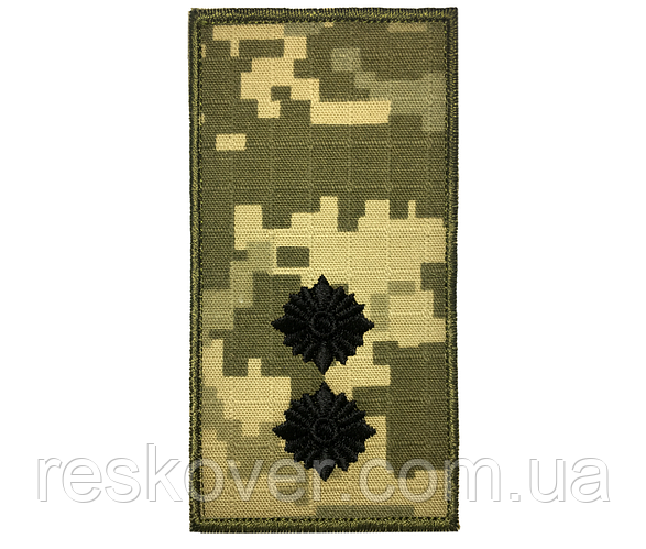 Погон МО "Лейтенант" Піксель, 5х10см, на липучці (ID#1635071833), ціна ...