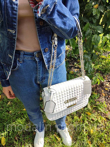 Модная женская белая сумка Guess Гесс, цена 1700 грн — Prom.ua (ID ...