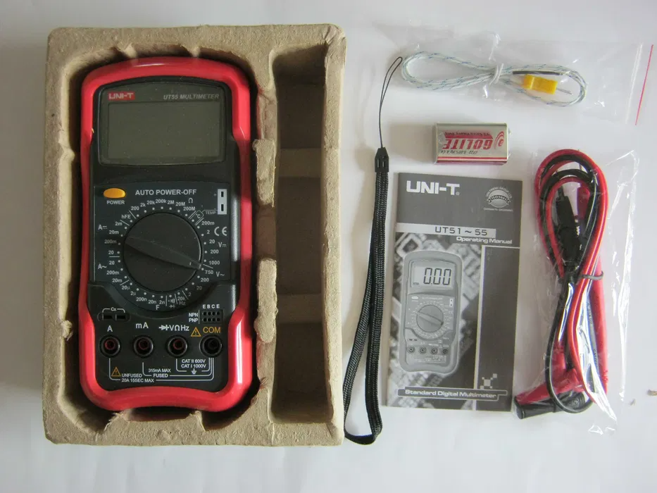 Купить Original UNI-T UT55 Цифровой мультиметр универсальный + термопара (снят с производства ...