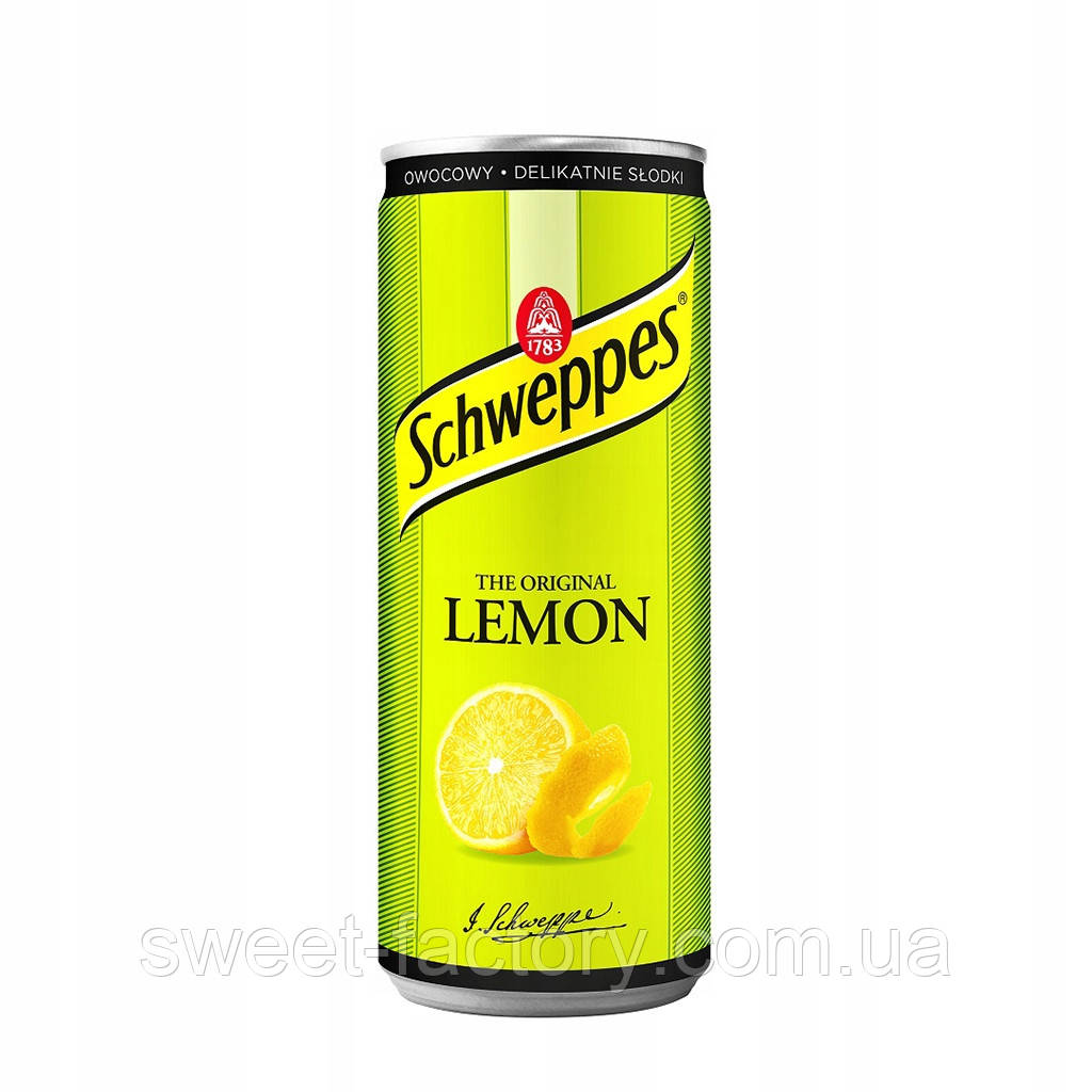 Швепс Schweppes The Original Lemon 250ml — Купить Недорого на Bigl.ua ...