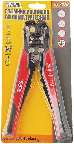 Купить Съемник изоляции автоматический MASTERTOOL 75-2270, цена 612 грн — Prom.ua (ID#1635766040)