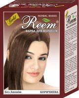 Купить Краска Reem Gold для волос на основе хны коричневая, 6*10г, цена ...