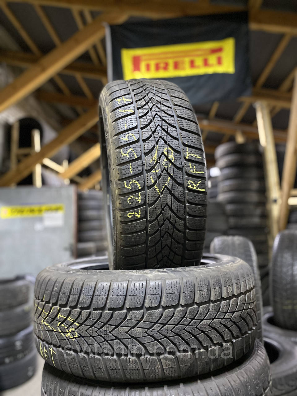 Зима 225/55R17 Dunlop SP Winter Sport 4D (RSC) 8м РАНФЛЕТ: продаж, ціна у Луцьку. Шини для ...