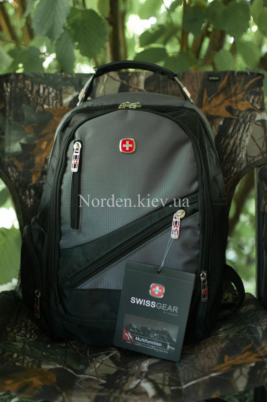 Рюкзак Swissgear 8830 Серый Городской Мужской — Купить Недорого на Bigl ...