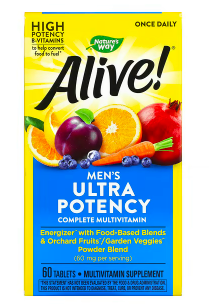 Nature's Way, Alive! високоефективні мультивітаміни для чоловіків, 60 ...