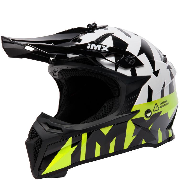Мотошолом IMX Racing FMX-022 - Чорний, Жовтий, Синій, Сірий, ціна 5544 ...
